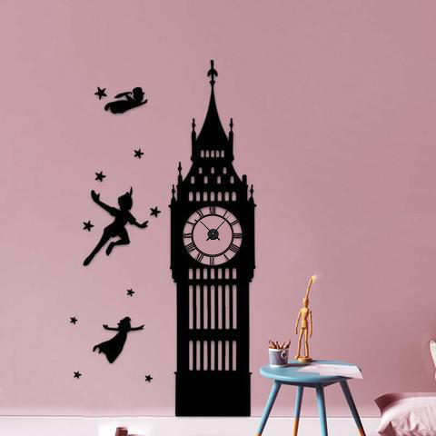 European Tower Wall Clock | DIY 3D Acrylic – MW Mart FZE LLC
